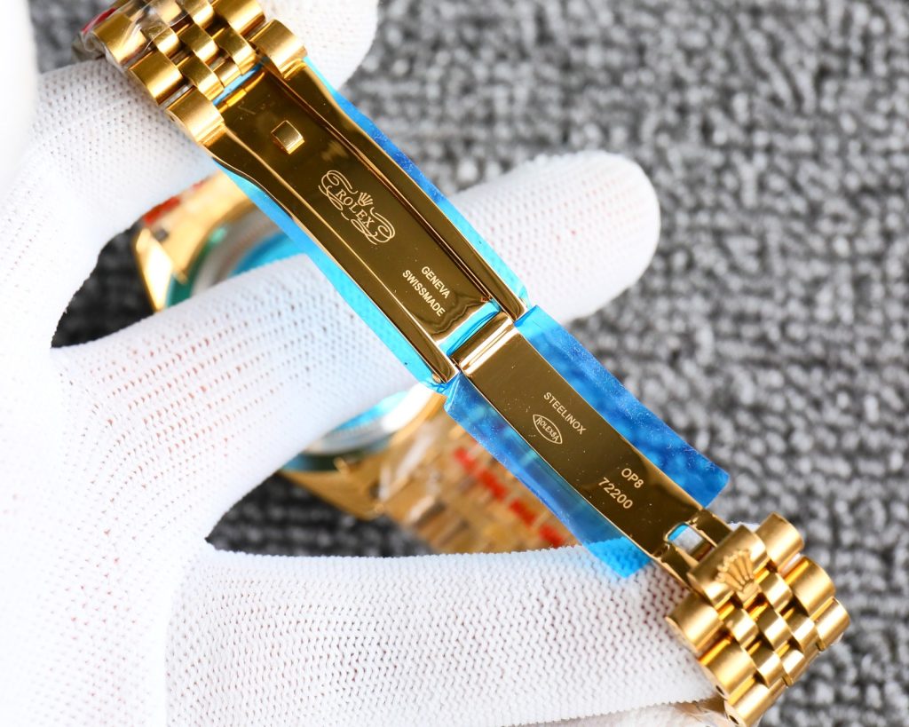 ROLEX DATEJUST ROMAN NUMERAL DIAL GOLD IN YELLOW 41MM – Elegance Nicely