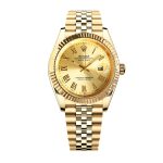 ROLEX DATEJUST ROMAN NUMERAL DIAL GOLD IN YELLOW 41MM – Elegance Nicely