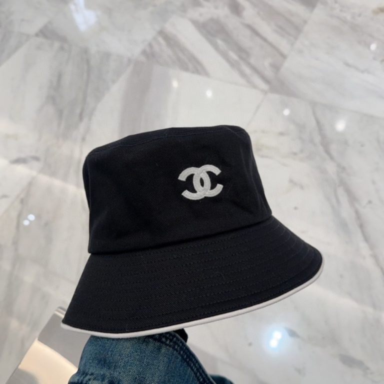 CHANEL BUCKET HAT COCO MARK HAT BLACK – Elegance Nicely