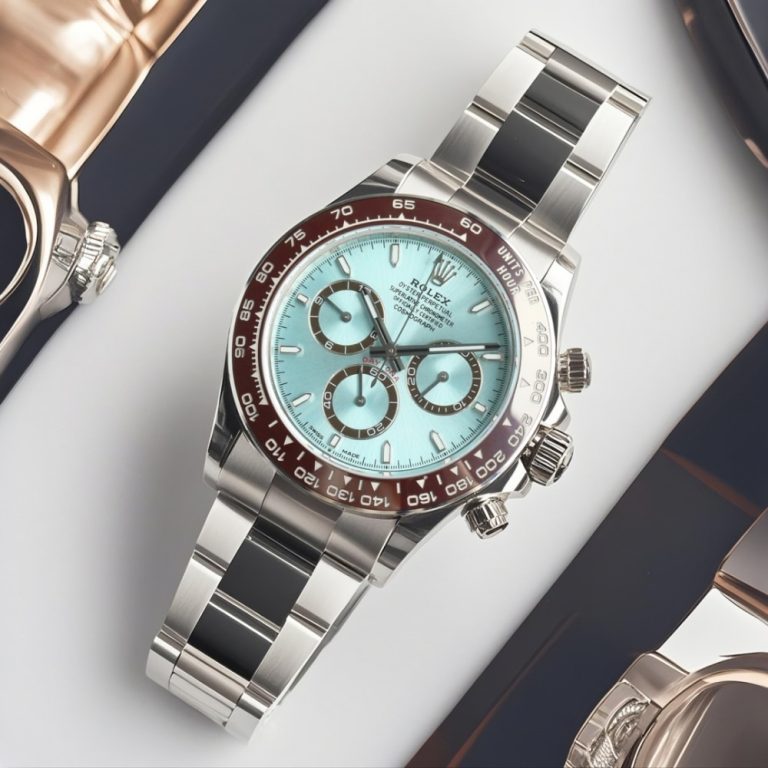 ROLEX COSMOGRAPH DAYTONA SILVER BLUE 40MM M126500LN – Elegance Nicely