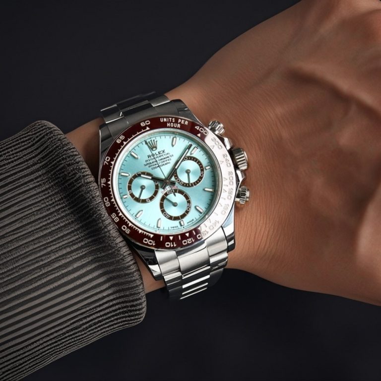 ROLEX COSMOGRAPH DAYTONA SILVER BLUE 40MM M126500LN – Elegance Nicely