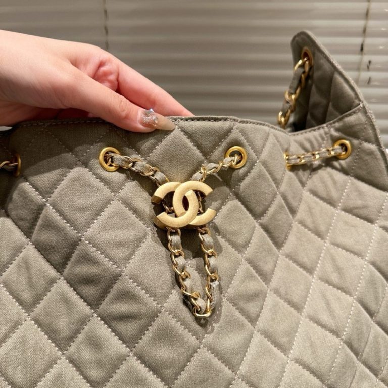 CHANEL 25C SMALL HOBO BAG SUEDE GREY 34CM – Elegance Nicely